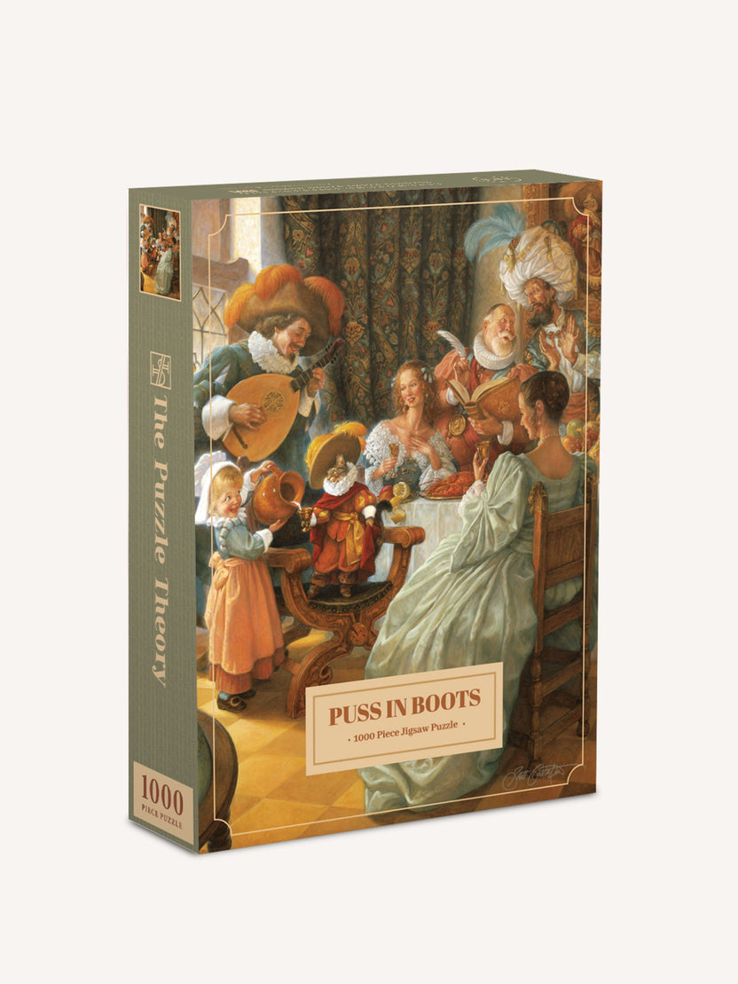 Scott Gustafson Puss in Boots - 1000 Piece Puzzle – The Puzzle Theory